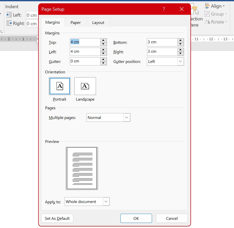 Mudah, Begini Cara Mengatur Margin Skripsi 4433 di Word pada Kertas A4